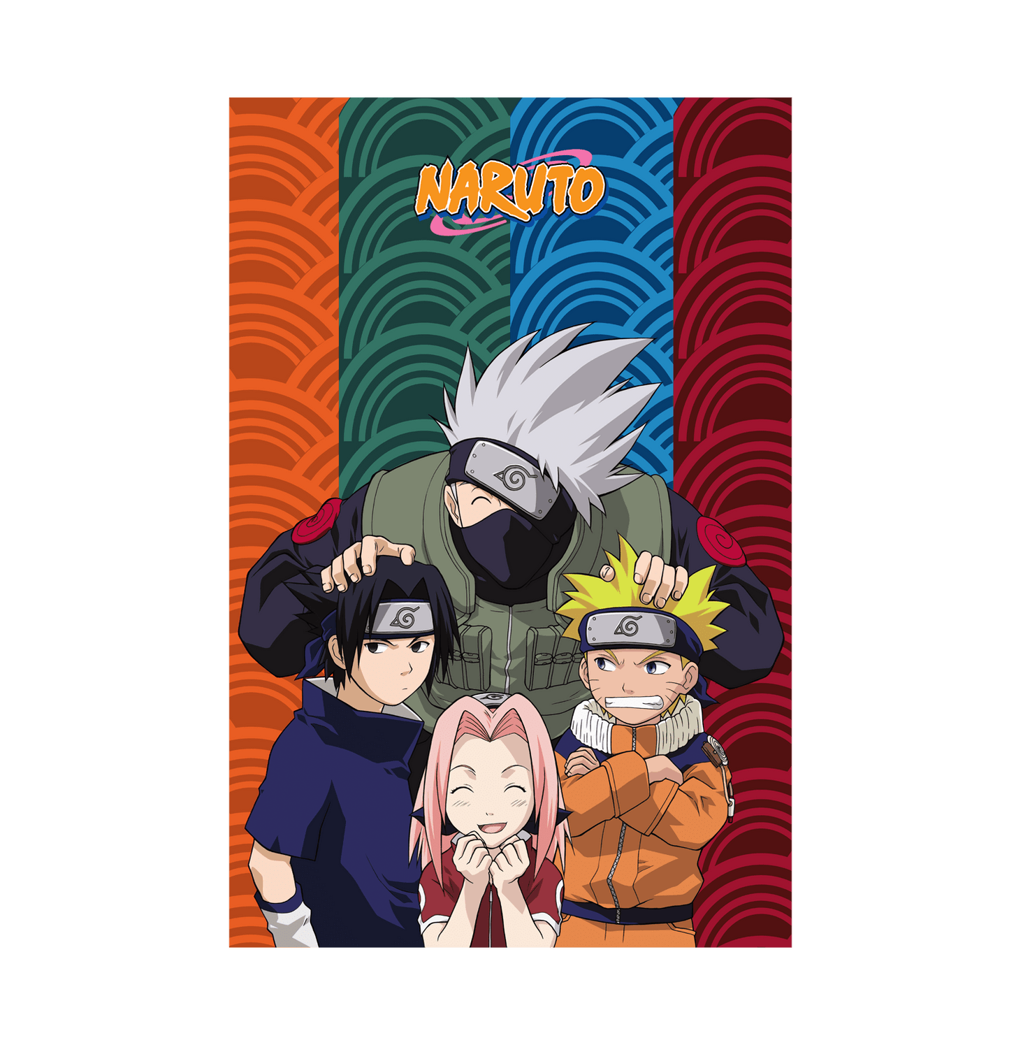 Naruto And Friends Anime Maxi Poster — www.entertainmentstore.in