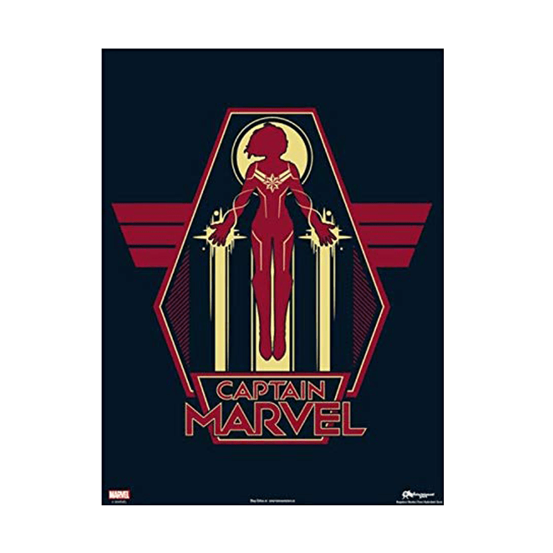 Captain Marvel Flying Mini Poster — www.entertainmentstore.in