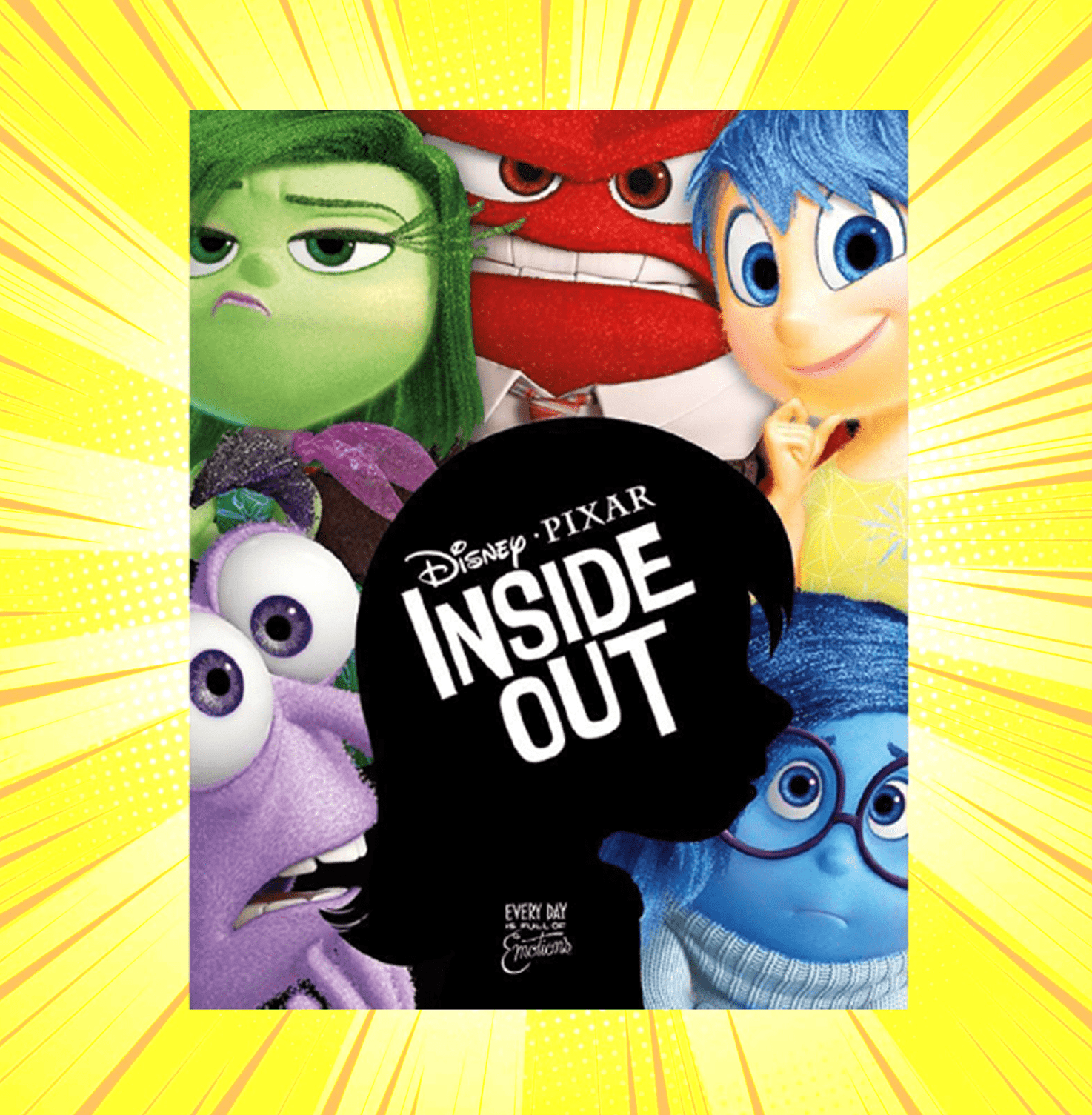 Inside Out Silhouette Mini Poster — www.entertainmentstore.in